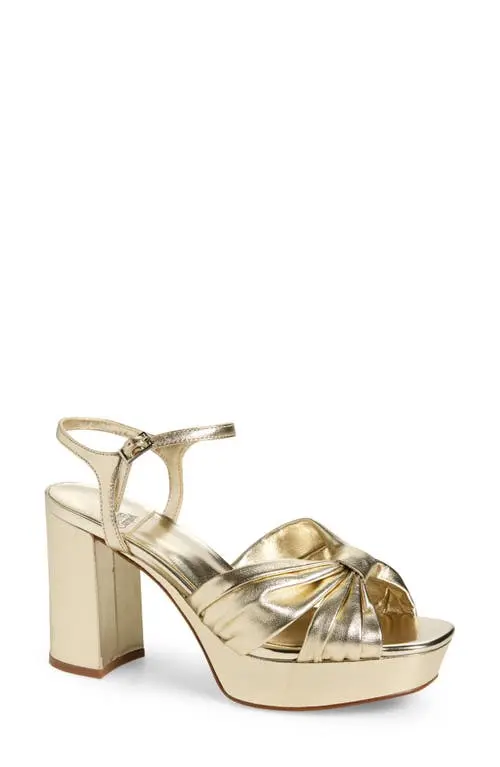 Jeffrey Campbell Dalida Platform Sandal - Light Gold