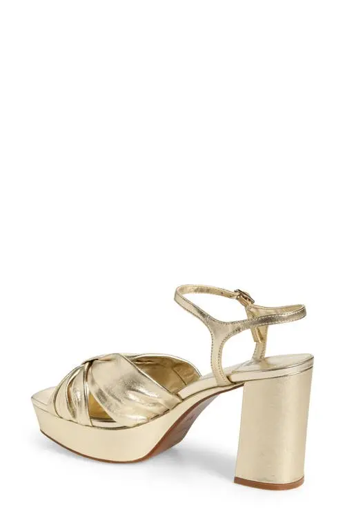 Jeffrey Campbell Dalida Platform Sandal - Light Gold