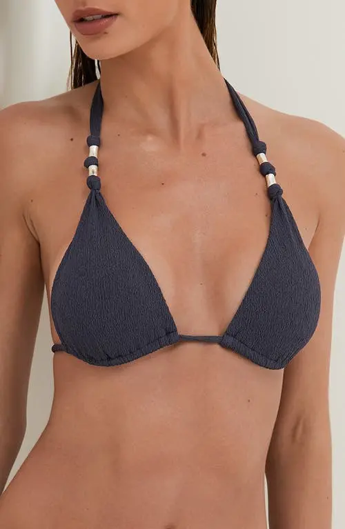 VIX PAULA HERMANNY Firenze Paula Triangle Bikini Top - Blue