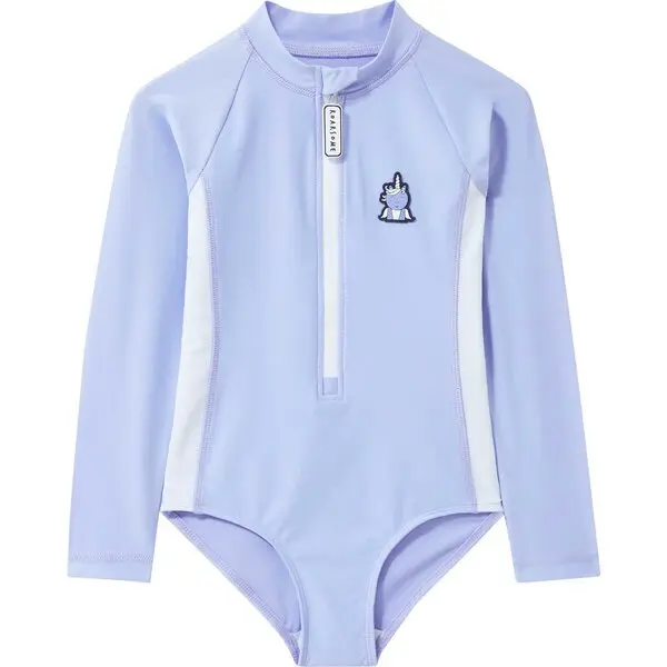 ROARSOME Long Sleeve Swimsuit - Light Purple