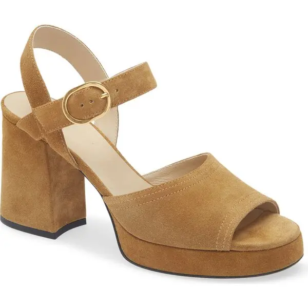 Valentino Garavani Fawcette Platform Sandal - Beige