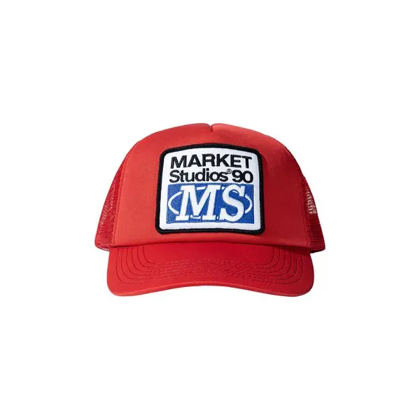 MARKET 90 Degrees Trucker Hat - Red