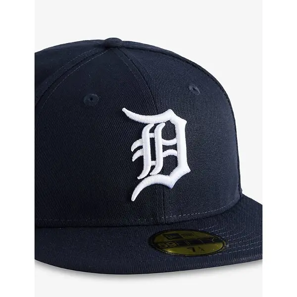 New Era 59fifty Detroit Tigers Authentic On Field Home Woven Baseball Cap - Black