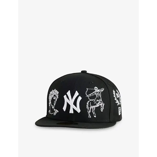 New Era 59fifty New York Yankees Embroidered Baseball Cap - Black