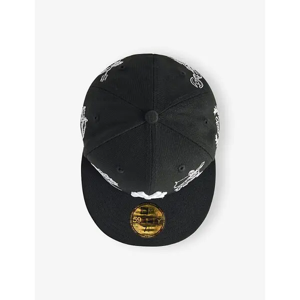 New Era 59fifty New York Yankees Embroidered Baseball Cap - Black
