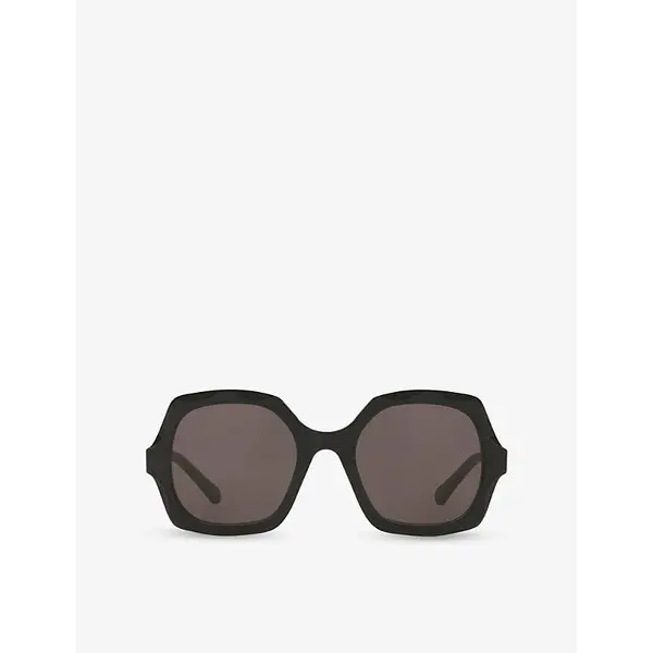 Chloé Ch0226s Rectangle-frame Sunglasses - Black