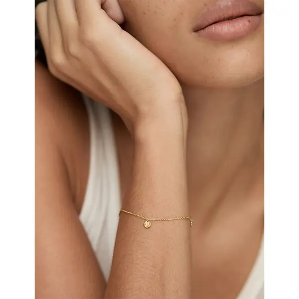 Monica Vinader Mv Siren™ Muse Sterling Chain Bracelet - Gold