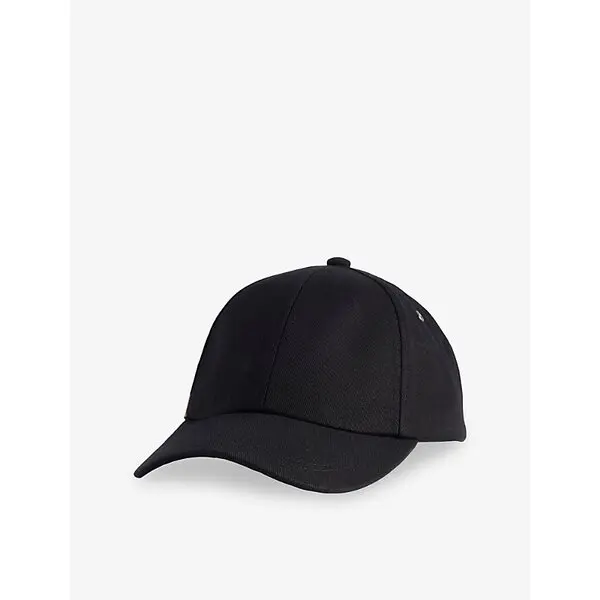 Paul Smith Cotton Baseball Cap With Signature Trim - Black