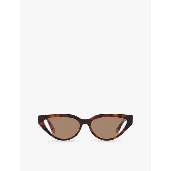 Fendi Way Cat-eye Tortoiseshell Sunglasses - Brown