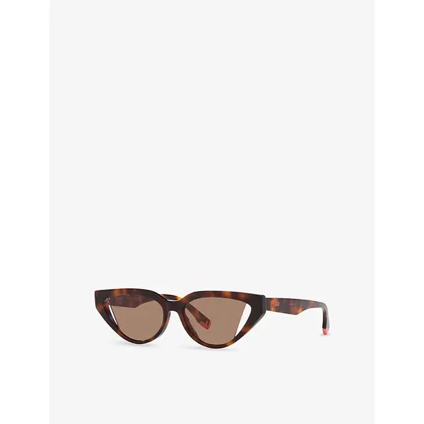 Fendi Way Cat-eye Tortoiseshell Sunglasses