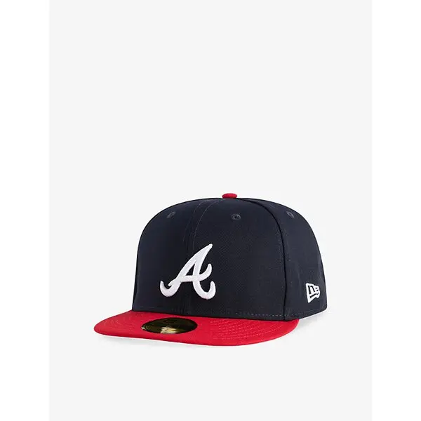 New Era 59fifty Atlanta Braves Authentic On Field Home Baseball Cap - Black