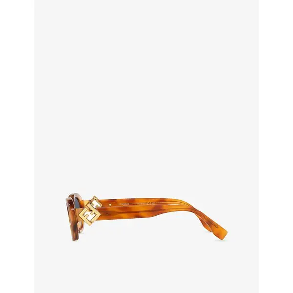Fendi Tortoiseshell Cat-eye Sunglasses - Brown