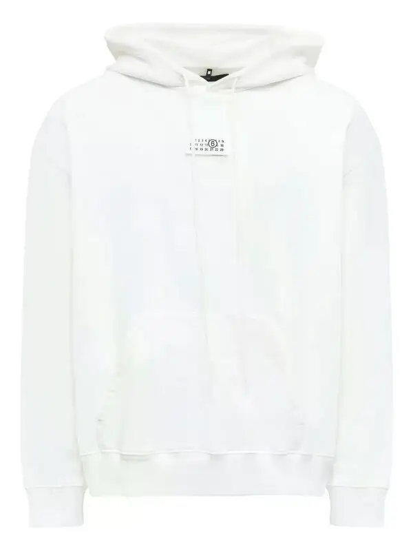 MAISON MARGIELA Front Pocket Hoodie - White