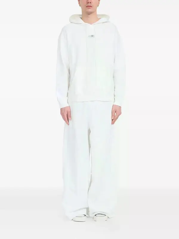 MAISON MARGIELA Front Pocket Hoodie - White