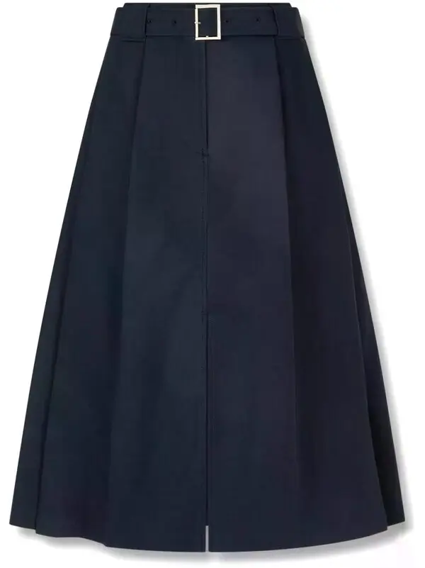 STUDIO TOMBOY City Belted Two-tuck Skirt