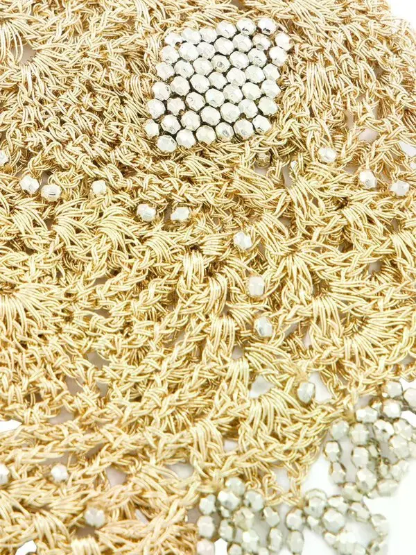 Rabanne Crochet-knit Beaded Hat