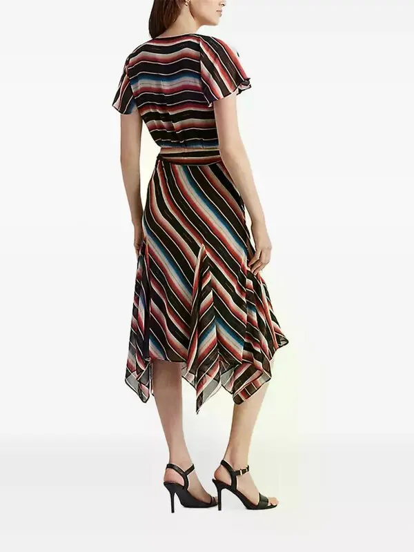 Ralph Lauren Striped V-neck Dress