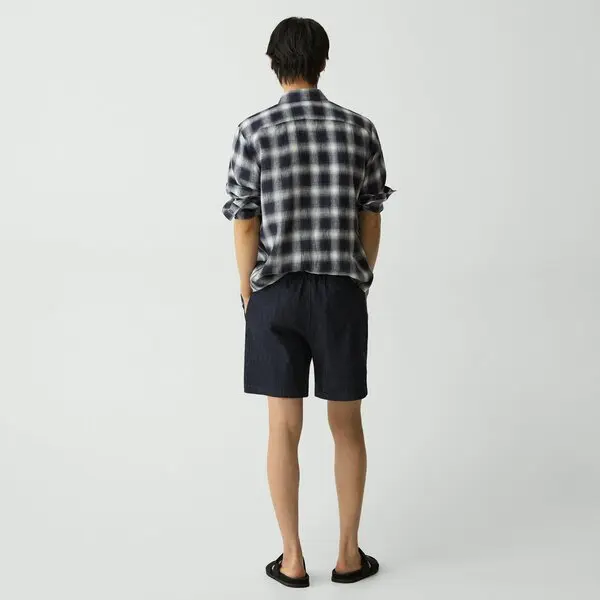 Theory Drawstring Denim Short
