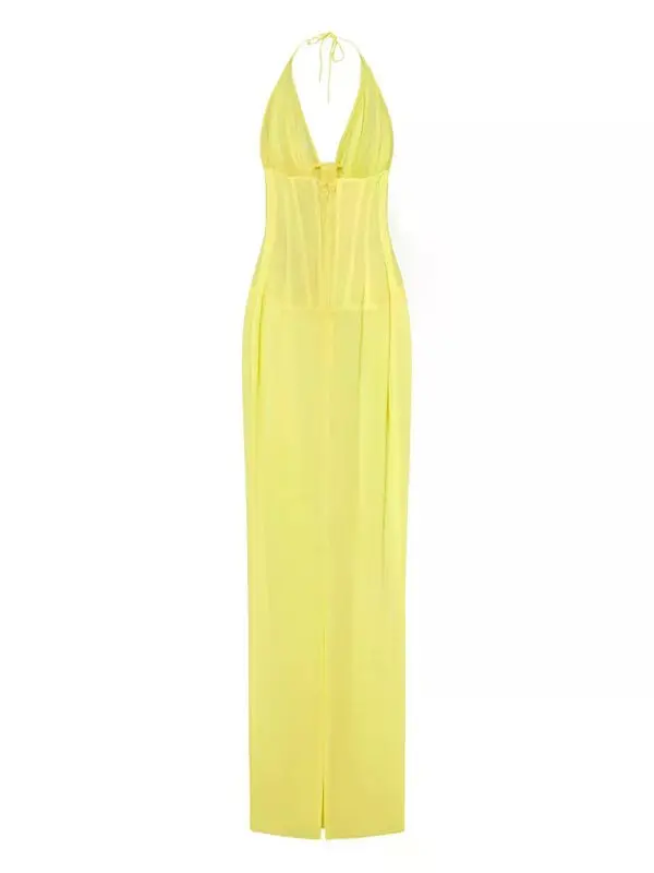MONOT Halterneck Maxi Dress