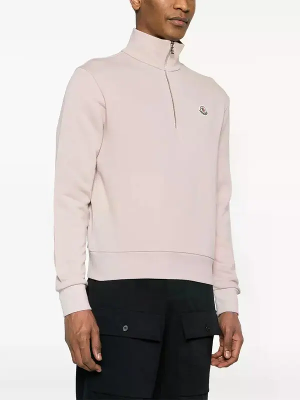 Moncler Logo-patch Cotton Sweatshirt