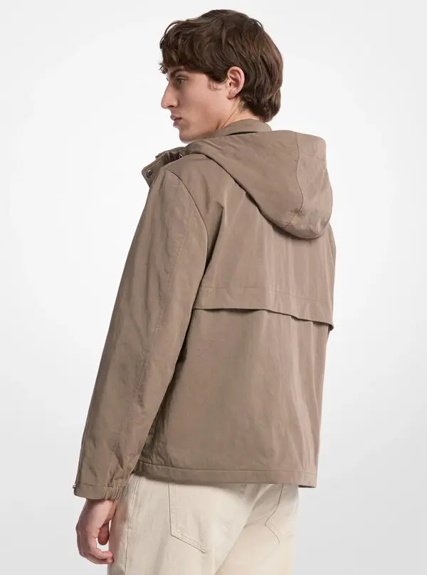 Michael Kors Nylon Twill Windbreaker Jacket