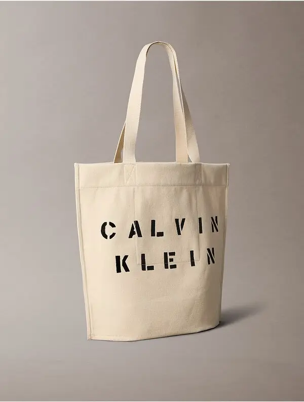 Calvin Klein Pride Tote Bag - Natural Canvas