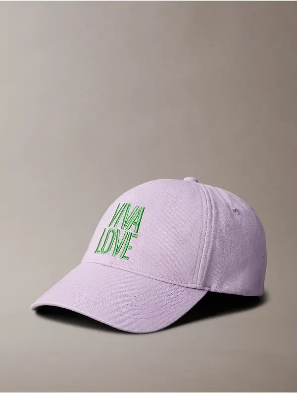 Calvin Klein Marc Hundley Pride Baseball Cap - Lilac Flower