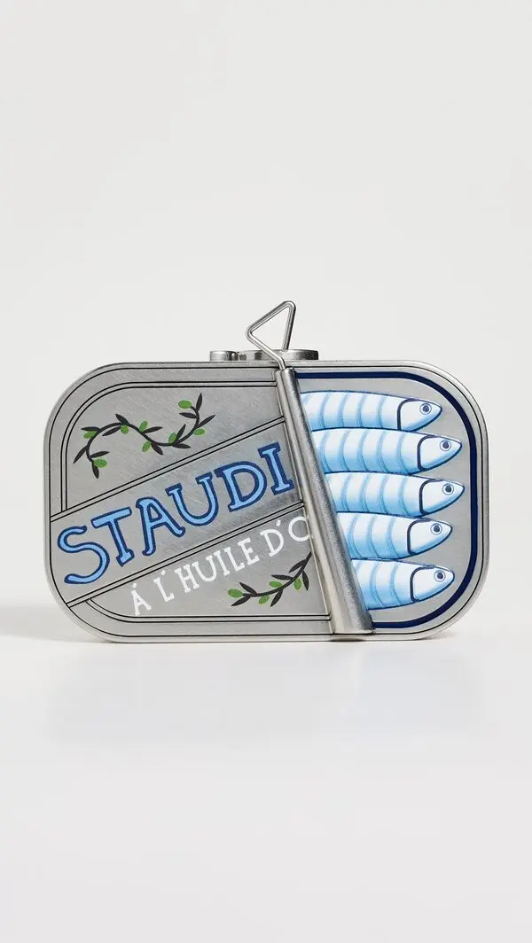 Staud Ines Tin Clutch