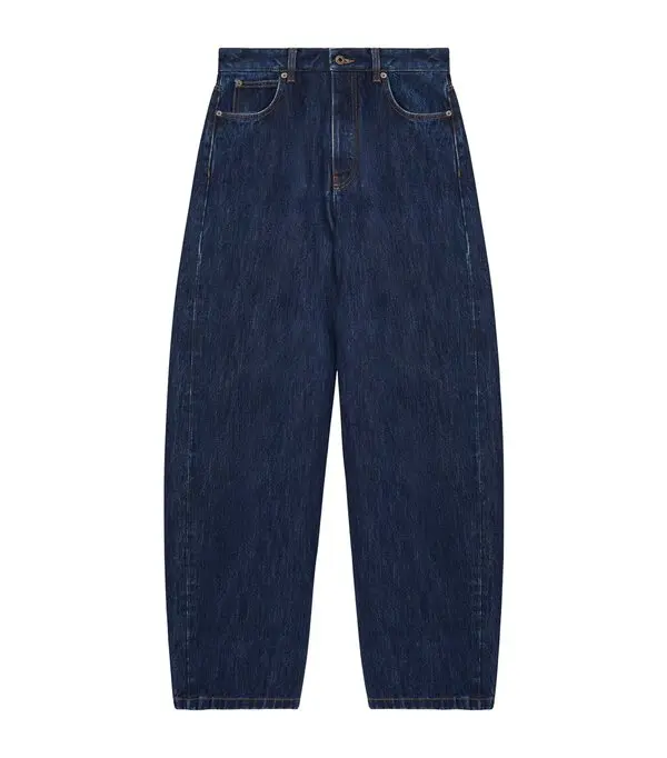 Loewe Curved Leg Cotton Jeans