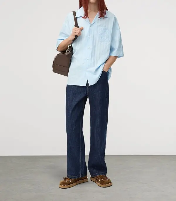 Loewe Curved Leg Cotton Jeans