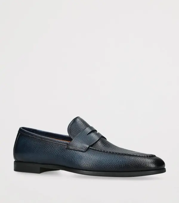 Magnanni Leather Diezma Ii Loafers