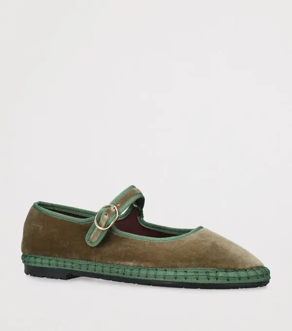 FLABELUS Eyre Mary Janes - Green