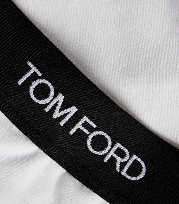 TOM FORD Cotton-stretch Logo Briefs