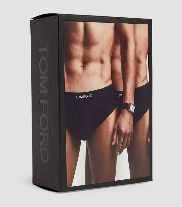 TOM FORD Cotton-stretch Logo Briefs