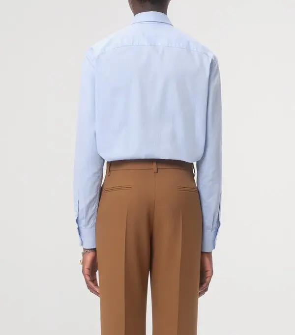 Valentino Garavani Cotton Signature Vlogo Shirt - Blue