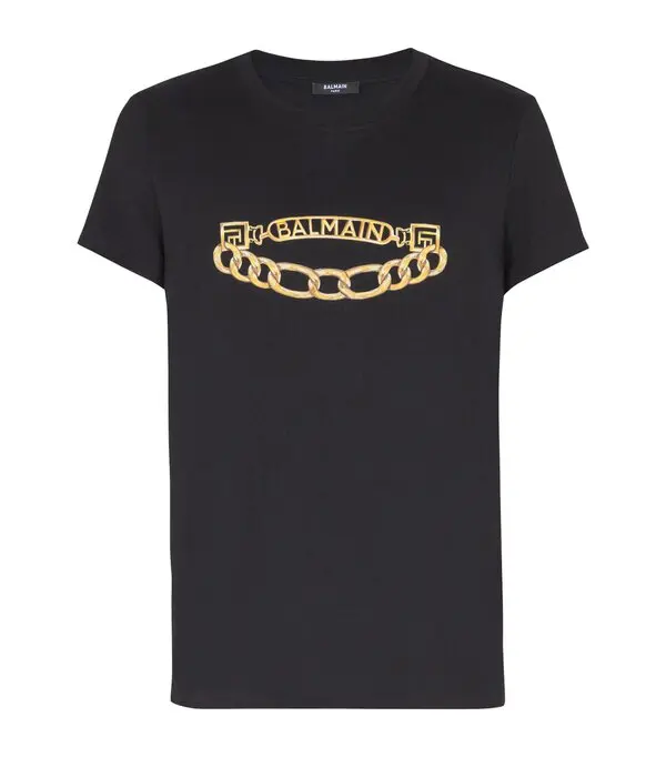 Balmain Chain Print T-shirt