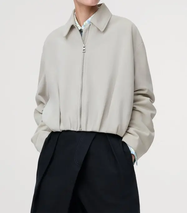 Loewe Draped Suede Jacket