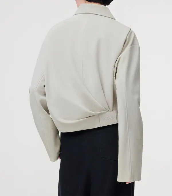 Loewe Draped Suede Jacket