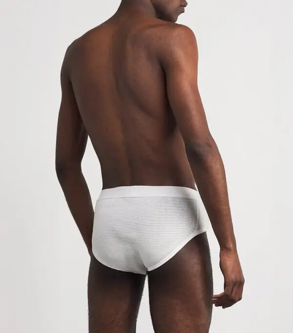 Sunspel Cotton Mesh Cellular Briefs