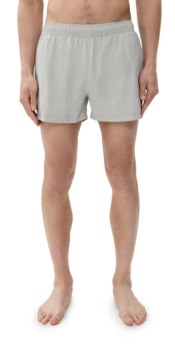 AUTO-REPLY Solid Swim Trunks - Fog