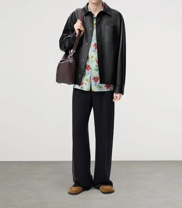 Loewe Leather Anagram Overshirt