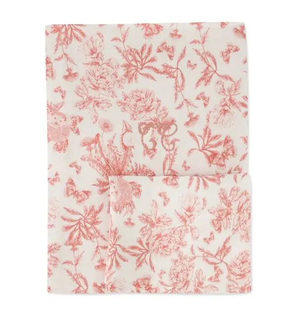 TARTINE ET CHOCOLAT Toile De Jouy Print Bed Linen Set - Pink