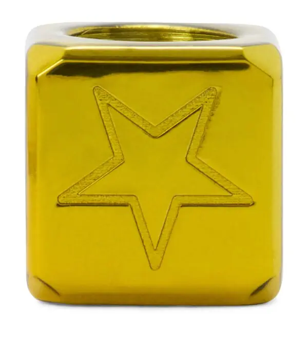 Loewe Star Dice Bag Charm - Yellow