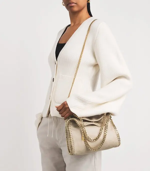 Stella McCartney Mini Falabella Tote Bag - Beige