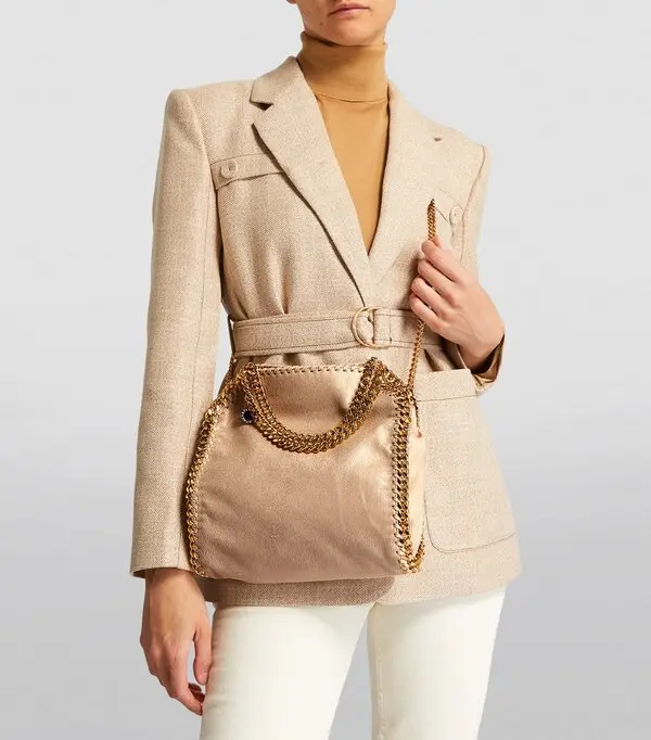Stella McCartney Mini Falabella Tote Bag - Beige