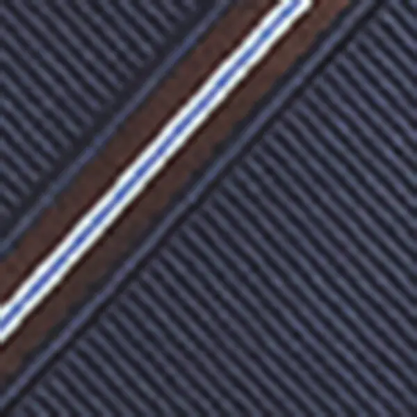 Giorgio Armani Silk Stripe Jacquard Neck Tie - Blue