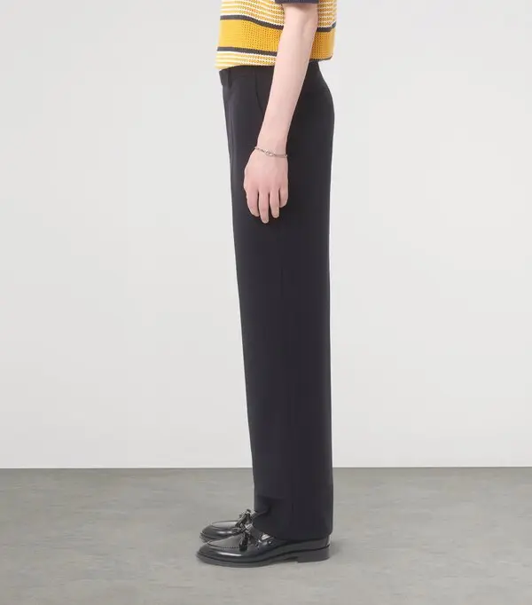 Valentino Garavani Virgin Wool Straight Tailored Trousers