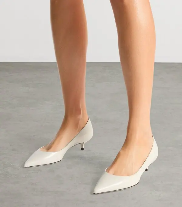JIMMY CHOO Amelia 50 Leather Pumps