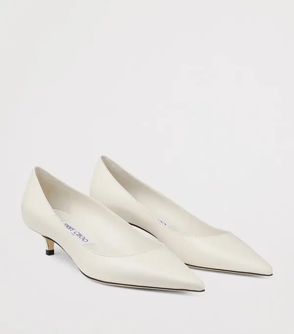 JIMMY CHOO Amelia 50 Leather Pumps