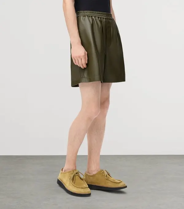 Loewe Leather Shorts